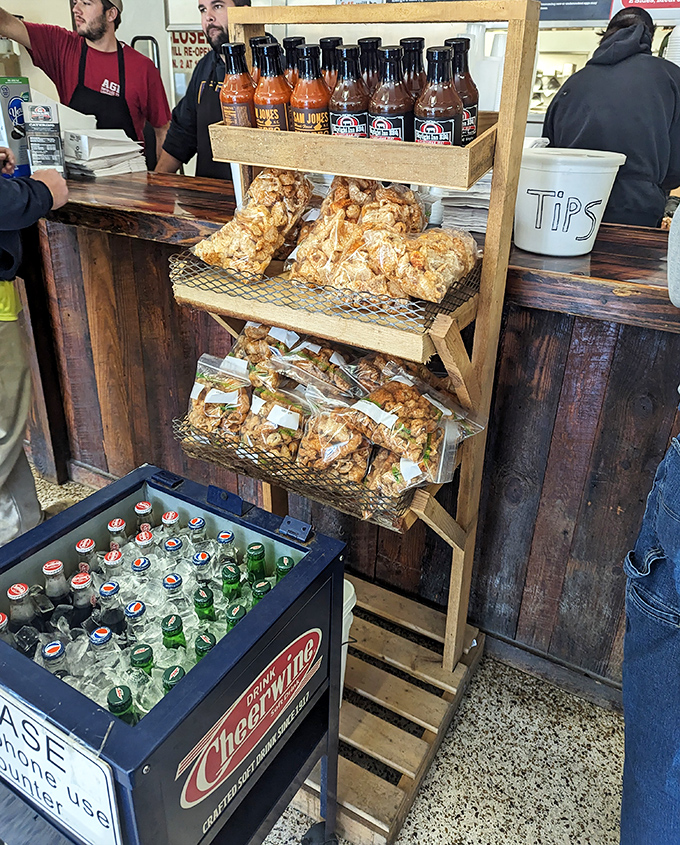 Cracklins and sauce&mdash;the supporting actors that deserve their own Oscar category in this whole hog barbecue theater of deliciousness.