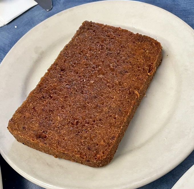 Scrapple: Pennsylvania's breakfast contribution that divides humanity into those who love it and those who haven't tried it properly yet.