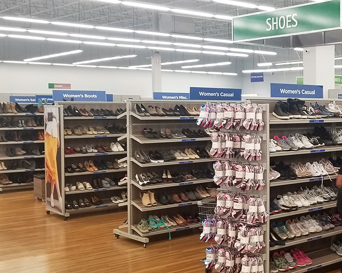 The shoe department: where yesterday's footwear gets a second chance to shine. Those barely-worn loafers are practically calling your name.