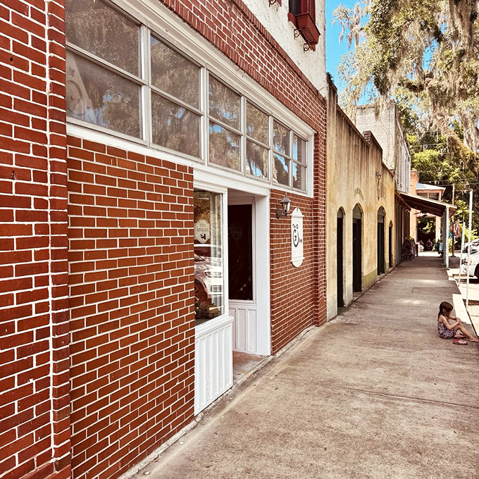 Brick storefronts with character to spare line Micanopy's sidewalks, each one promising treasures more authentic than any mall could offer.