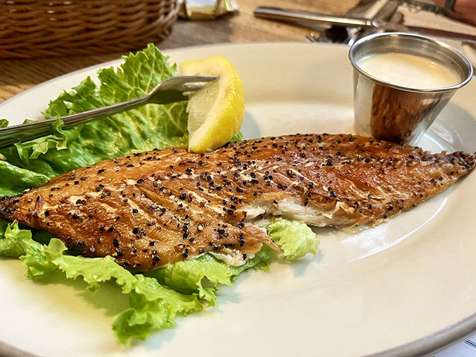 Smoked peppered mackerel&mdash;sophisticated yet unpretentious, like that worldly uncle who's traveled everywhere but still remembers where he came from.