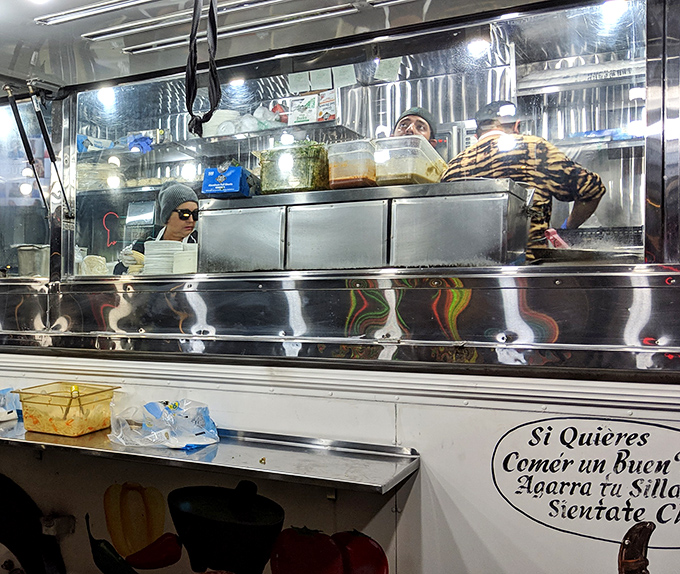 Watching the staff work is like observing a well-rehearsed ballet, every movement purposeful in the pursuit of taco perfection.