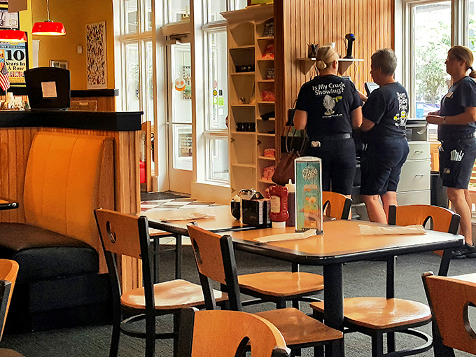 The kitchen crew in their element&mdash;breakfast warriors creating morning magic behind the scenes. These are the heroes we need but don't deserve.