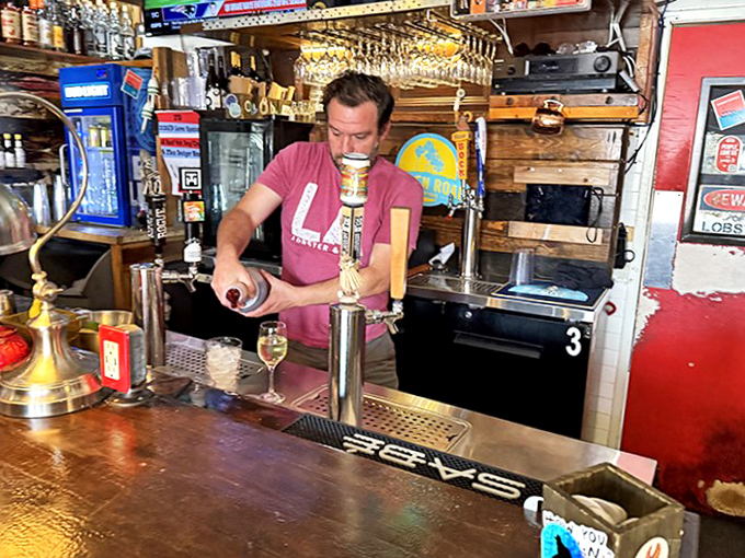 The wizard behind the taps, conjuring liquid gold to perfectly complement your seafood feast. Beer sommelier might be the best job title ever.