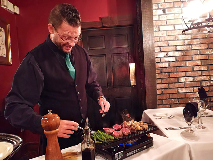 Tableside service elevates dining into theater, where every course becomes a memorable performance.