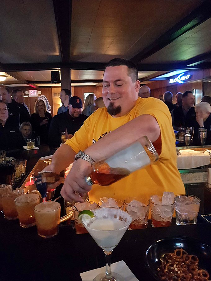 Behind every great old fashioned is a bartender who knows that measuring is for amateurs and generosity is an art form.
