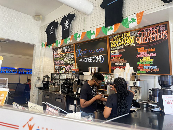 Behind the counter, Rudy's staff works their magic, turning simple ingredients into the comfort food that keeps customers coming back.