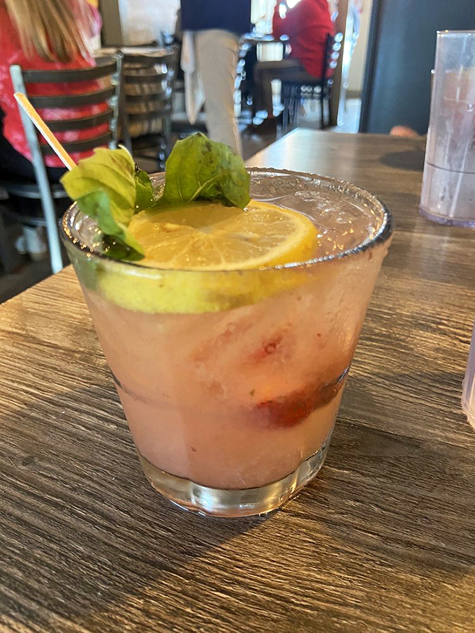 This isn't just a cocktail&mdash;it's summer in a glass, with strawberry and basil playing off each other like old friends at a beach party.