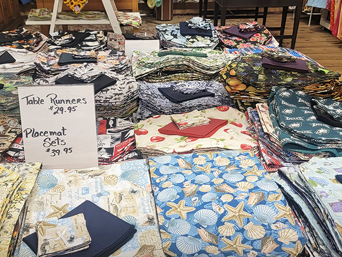 Table linens in patterns that range from beachy to botanical. Your dining table is naked without these colorful conversation starters.