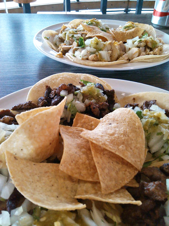 Taco Tuesday any day of the week. These street-style tacos with crisp chips prove that sometimes the simple route is the scenic one.