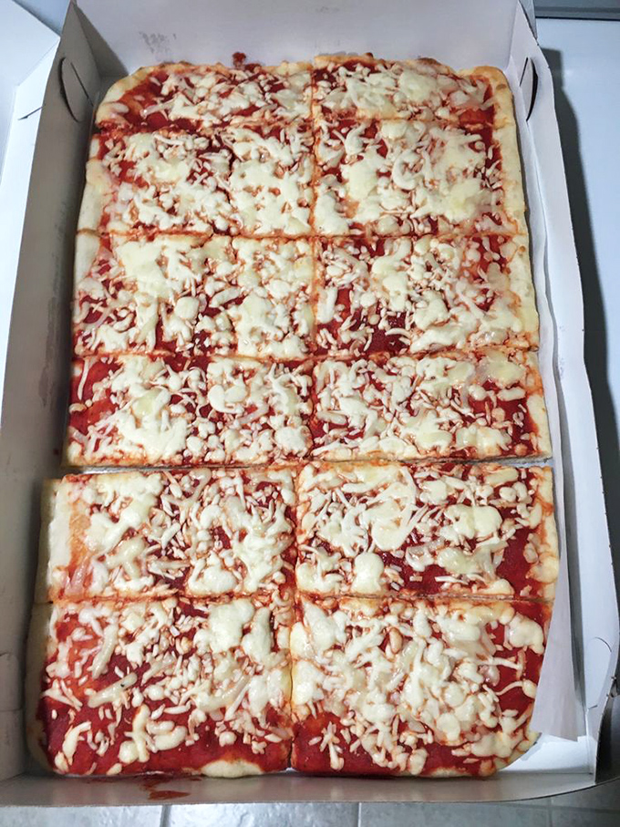 The classic tomato pizza in its takeout box&mdash;ready to transform your kitchen table into the best restaurant in town.