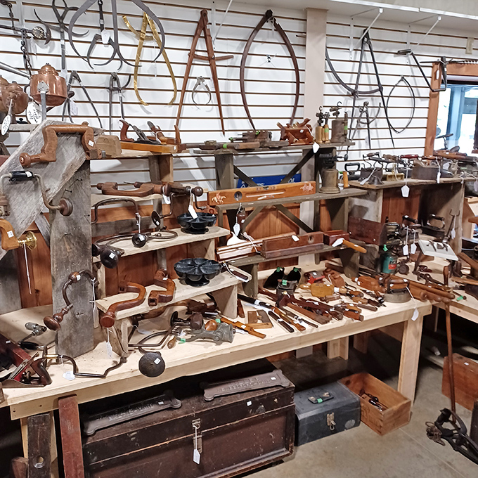 Tools with soul &ndash; each worn handle and weathered edge represents a lifetime of honest work and problem-solving ingenuity.