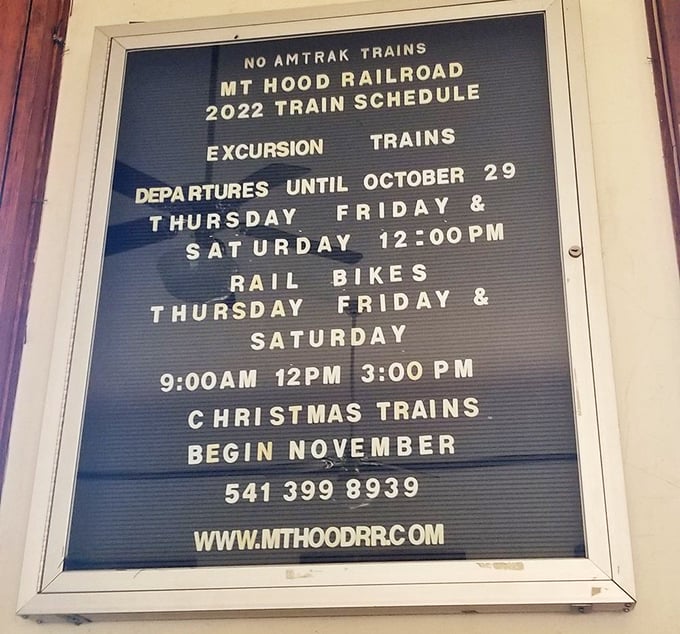 Old-school scheduling boards remind you that some experiences are worth planning your entire day around completely.