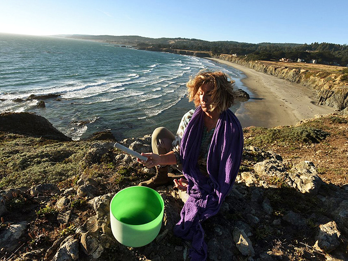 The dramatic coastline serves as nature's theater. Here, even rock collecting becomes a profound experience.