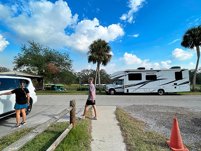 RV camping at Myakka&mdash;where your morning coffee comes with a side of bird songs and zero traffic reports.