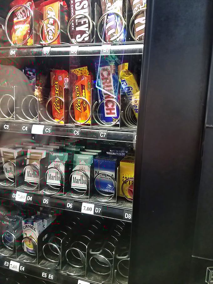 Even the vending machine seems to understand the Thurman philosophy: more is more, and options are never a bad thing.