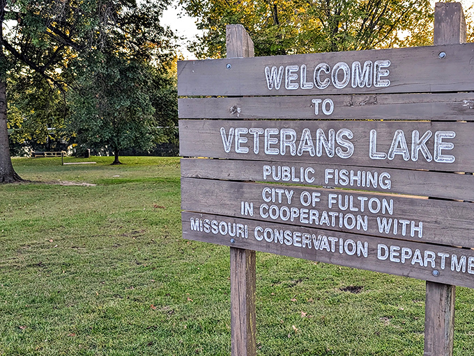 Veterans Lake honors service members while providing tranquil fishing spots that heal both body and soul.