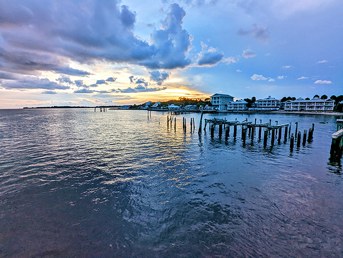 Harbor views that make you understand why people abandon city life for this watery paradise.