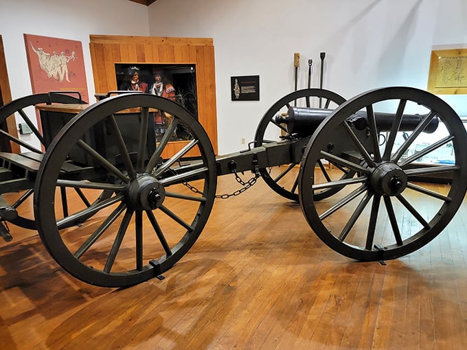 Cypress knees poking through amber waters create nature's stained glass effect. No cathedral window could compete with this view.