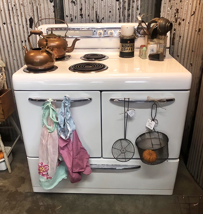 That gleaming white stove isn't just kitchen equipment&mdash;it's a monument to Sunday dinners when calories weren't counted and recipes weren't Googled.