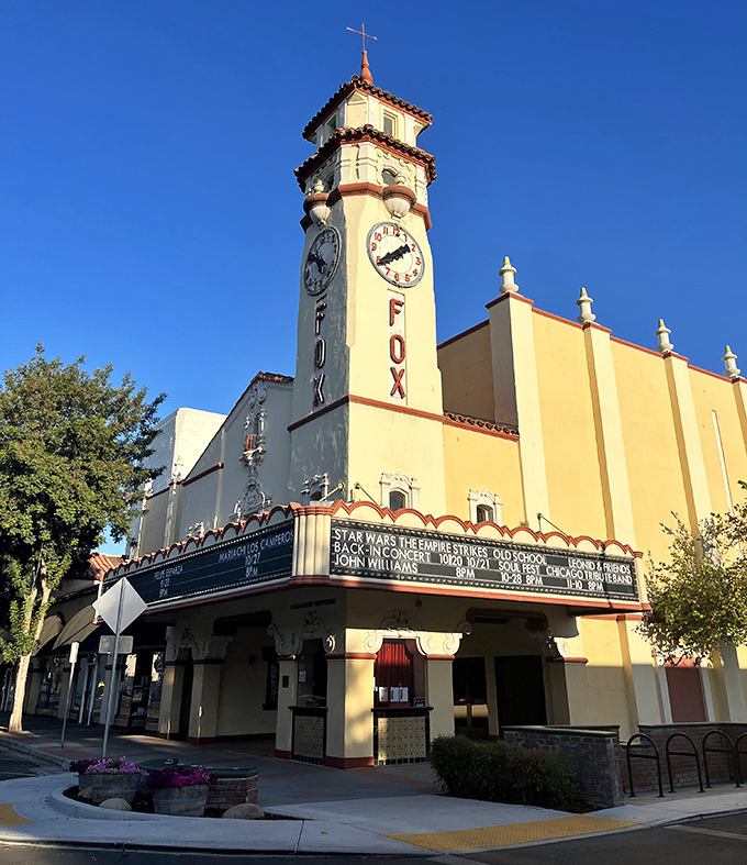 The majestic Fox Theatre's Spanish Colonial tower stands sentinel over downtown, a 1930s movie palace where memories are still made in velvet seats.