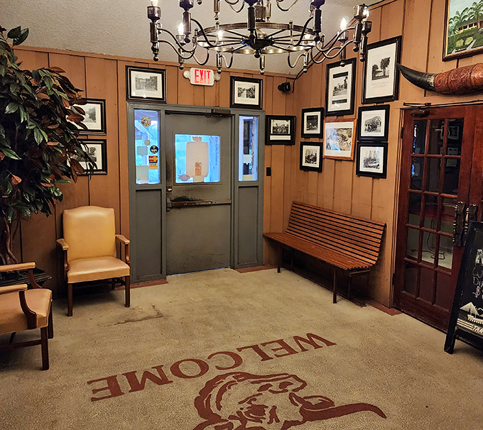 Even the waiting area says "slow down and stay awhile" with its comfortable seating and walls adorned with snapshots of Tampa's storied past.