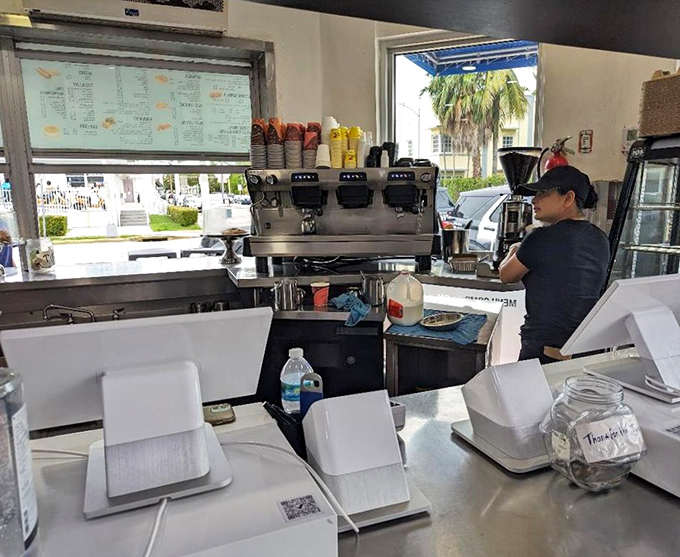 The walk-up window: Miami's answer to fast food, where "fast" means "worth waiting for" and coffee comes with conversation.