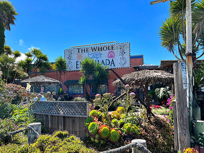 The Whole Enchilada isn't just a name&mdash;it's a promise. This vibrant restaurant garden sets the stage for Mexican seafood magic that keeps locals coming back.
