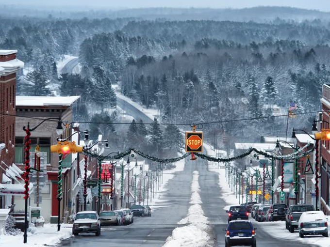Winter in Crystal Falls isn't for the faint-hearted, but those who embrace it discover a snow globe world where beauty outweighs the need for extra layers.