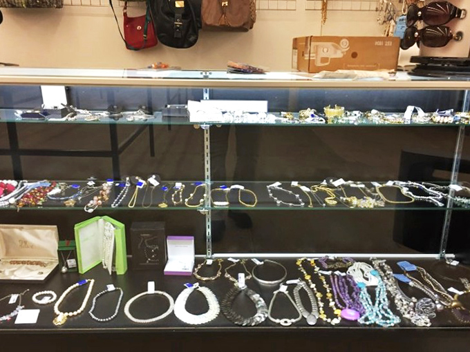 Jewelry cases that sparkle with potential &ndash; from costume pieces to the occasional hidden gem, treasure hunters keep their eyes peeled here.