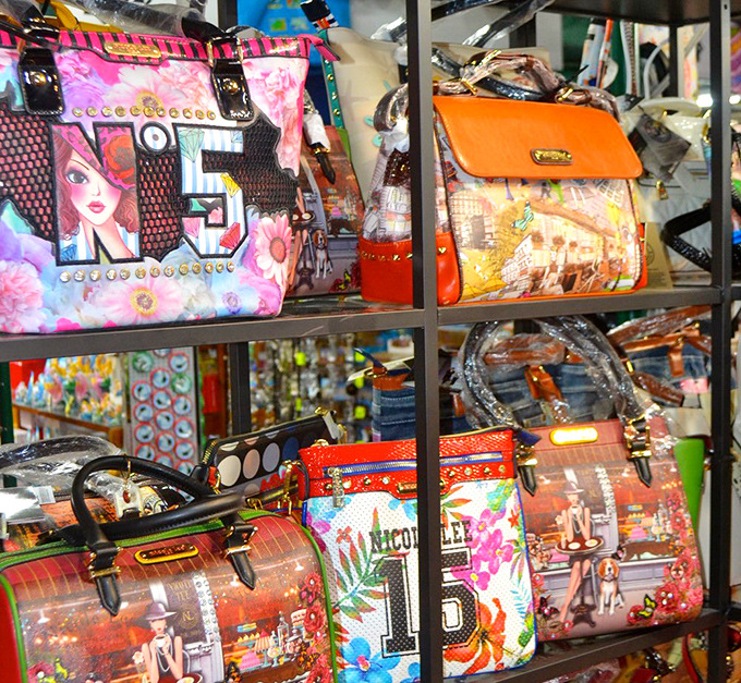 Handbag heaven for the fashion-forward treasure hunter. These colorful carryalls aren't just accessories&mdash;they're portable personality statements.