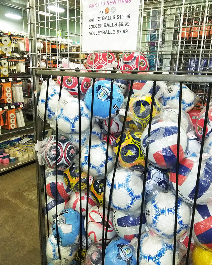 A cage full of potential home runs, touchdown passes, and soccer goals&mdash;all at prices that won't deflate your budget.