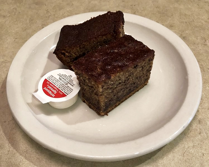 Banana bread that looks like it could bench press your breakfast&mdash;dense, moist, and unapologetically indulgent.