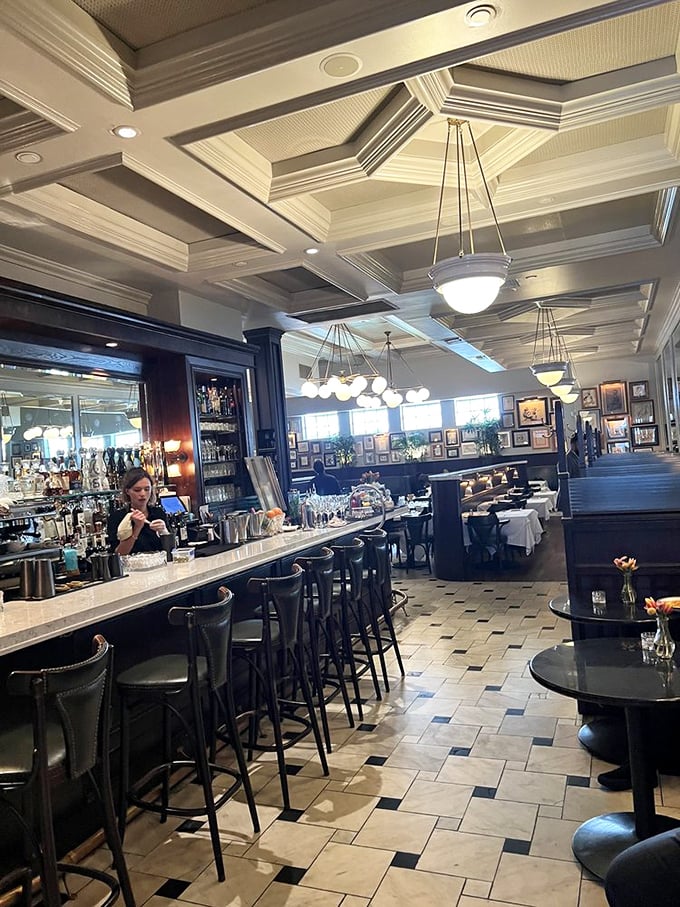 A bar that understands its mission: classic cocktails served in an atmosphere where Sinatra would feel right at home and martinis are properly chilled.