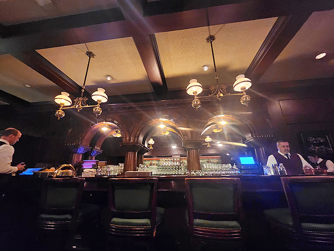 The bar: where solo diners feel at home, couples start date night right, and nobody's judging if you order the porterhouse for one.