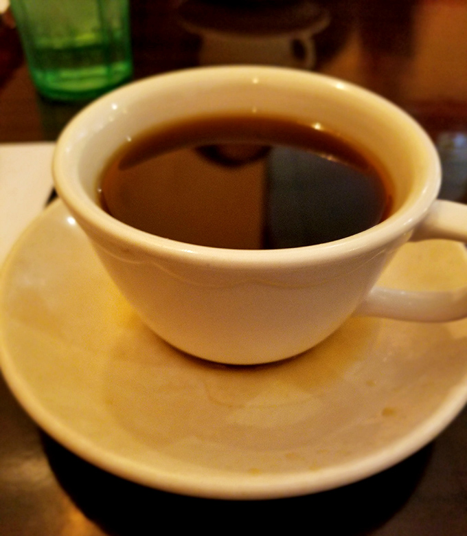 A simple cup of diner coffee—the unsung hero of countless conversations, morning revelations, and "just one more bite" decisions.