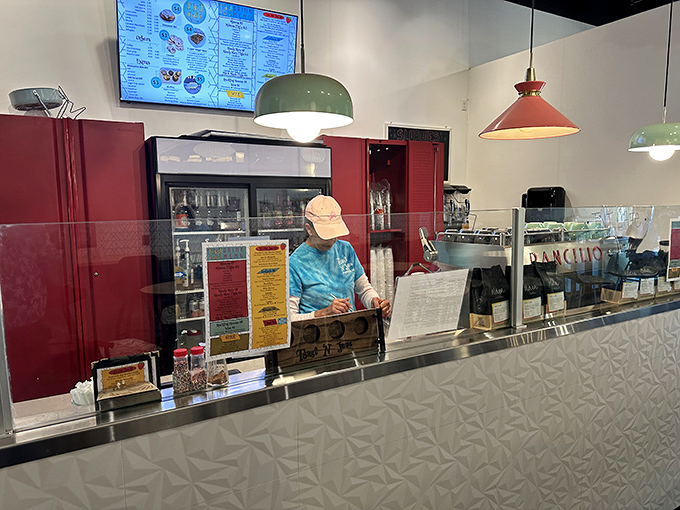 Behind every great breakfast is a dedicated team. The pass-through window: where magic happens before it reaches your table.