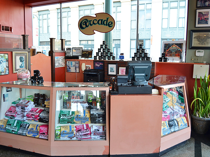 The candy counter&mdash;proof that The Arcade understands sometimes dessert needs to happen before, during, and after your meal. 