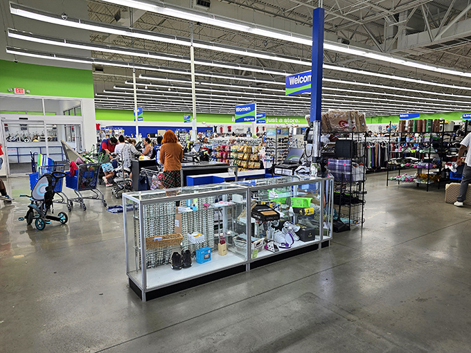 The front lines of thrift store magic. Where treasures are tallied, bargains are bagged, and the thrill of the hunt reaches its satisfying conclusion.