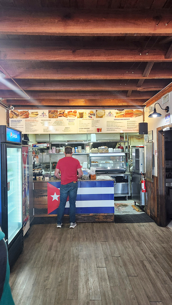 Where Cuba meets everyday Florida – that flag isn't just decoration, it's a passport to authentic flavors without airfare.
