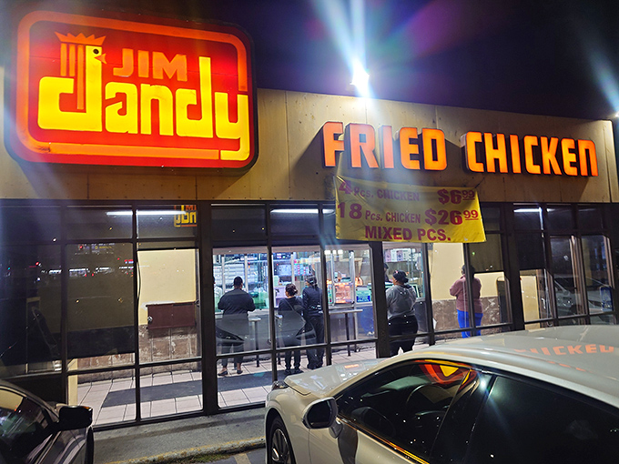 The nighttime crowd knows the secret&mdash;Jim Dandy isn't just a meal, it's a Los Angeles institution worth waiting in line for.