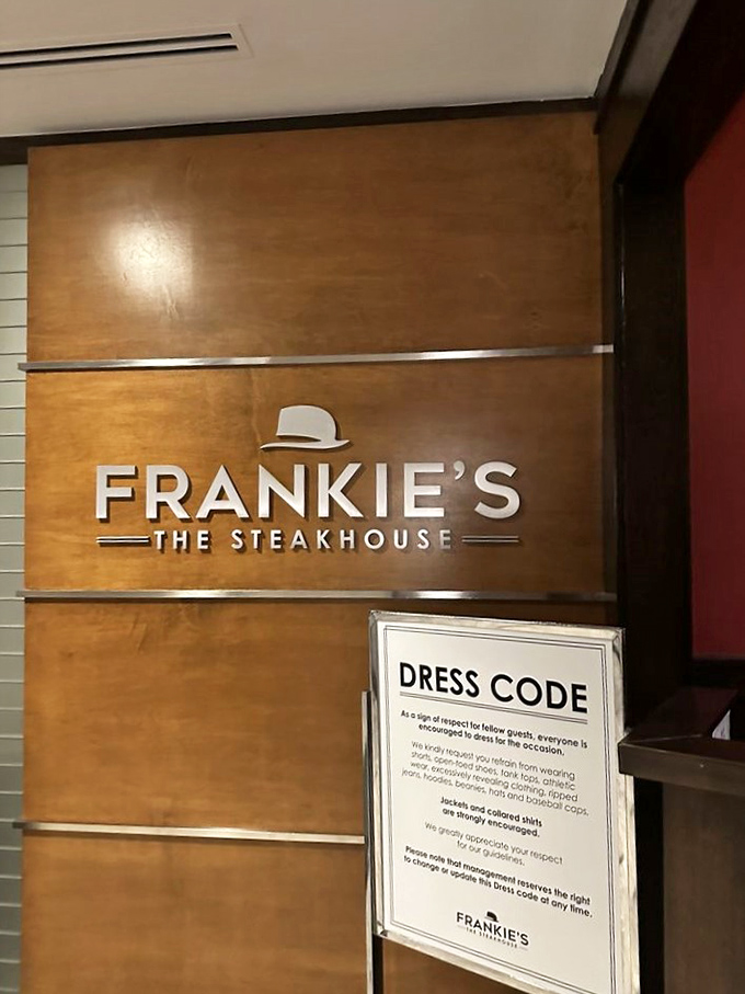 The dress code sign reminds us that some traditions are worth keeping. Your sweatpants had their moment during lockdown&mdash;now let the grown-up clothes shine.