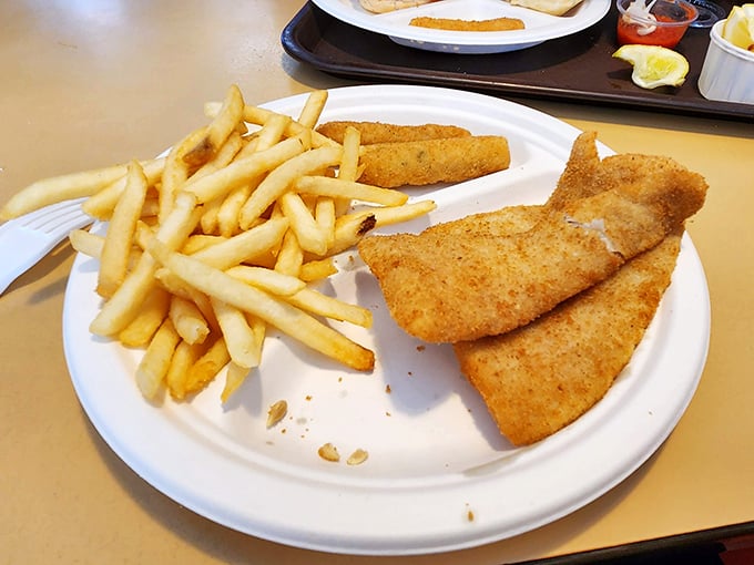 Fish and chips &ndash; the dynamic duo of comfort food. Crispy on the outside, flaky on the inside, with fries standing by for backup.