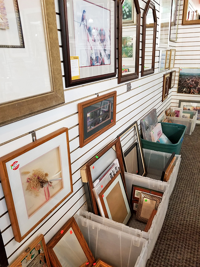 A gallery wall in waiting—these frames hold the potential for your memories to look infinitely more sophisticated than they actually were.