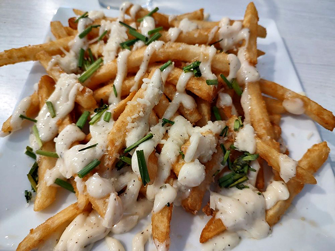 These aren't just fries&mdash;they're a delivery system for creamy aioli and fresh herbs. Potatoes reaching their highest potential.