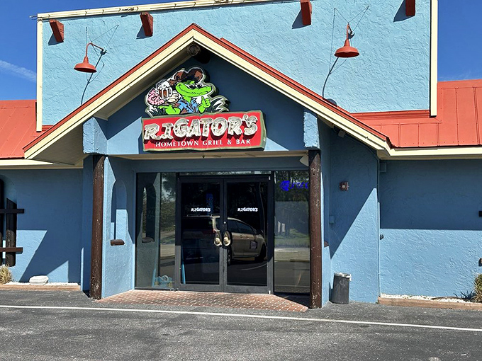 The entrance promises a Florida experience that's more authentic than those places with plastic flamingos and overpriced key lime pie.