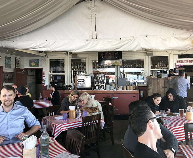 The bustling interior hums with conversation and clinking glasses&mdash;proof that good food brings people together better than any social media platform ever could.