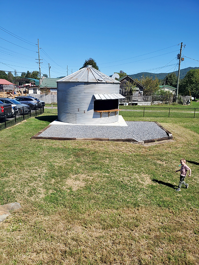 That grain bin outside isn't just decoration&mdash;it's a promise that this place understands rural roots and the hearty appetites that come with them.