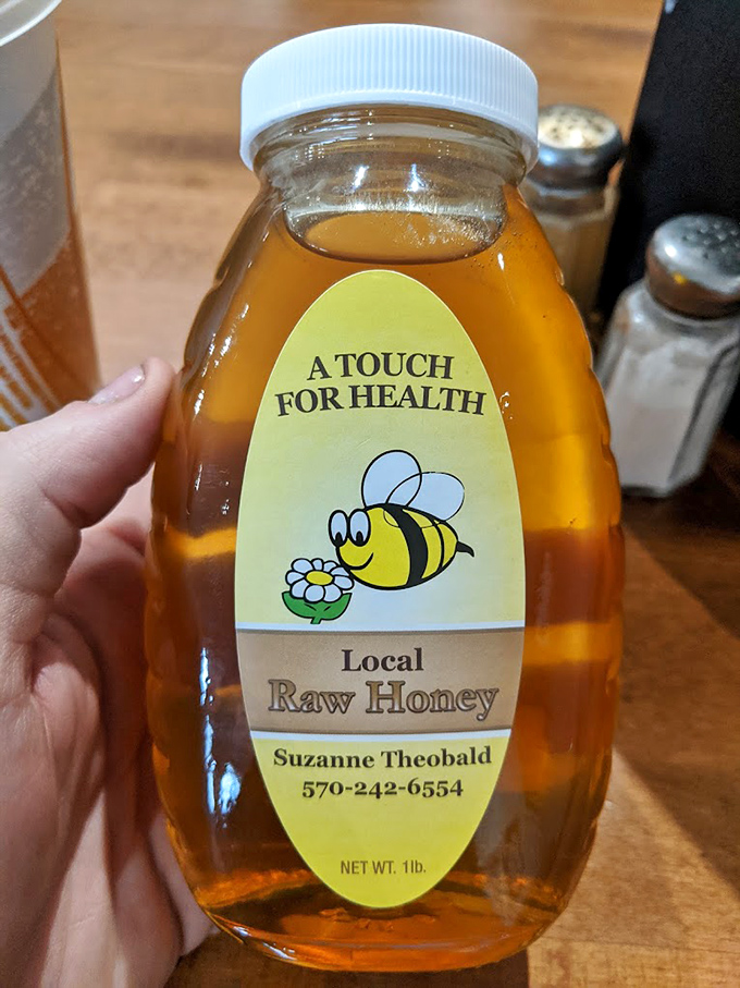 Local raw honey that makes you question whether bees deserve more credit for their culinary contributions to society.