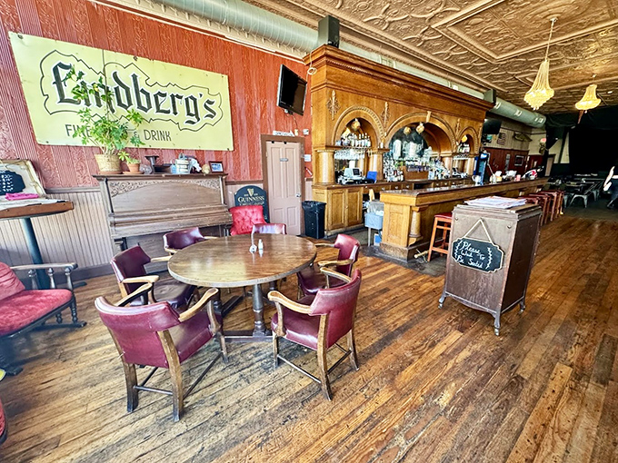 Another angle reveals the tavern's authentic character, where every corner tells stories of satisfied diners.